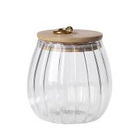 China Industrial-Grade Glass Jars with Spoon|B2B Bulk Orders|Airtight Bamboo Lid Containers|Custom Branding for sale