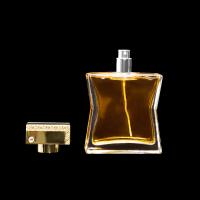 China Luxury Custom Glass Perfume Bottles | Irregular Shape | 3D Molding | Hot Stamping | Premium Packaging for sale