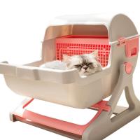 China Semi-Automatic Self-Cleaning Cat Litter Box | Odor Control Sifting Litter Box for Wholesale OEM for sale