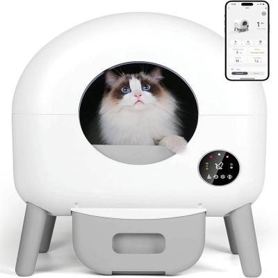 China Factory Supply Smart Self Cleaning Cat Litter Box WiFi Automatic Pet Litter Box for B2B Bulk Buyers for sale