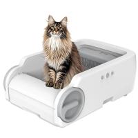 China Self-Cleaning Cat Litter Box | 6.5L Large Capacity, Odor Control, Semi-Automatic Pet Hygiene for B2B for sale