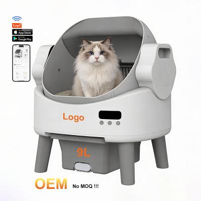 China Wholesale Tuya Smart Self-Cleaning Cat Litter Box | OEM ODM Pet Hygiene Products For Global Buyers for sale