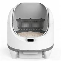 China Wholesale Automatic Cat Litter Box | Pet Safe Large Capacity Odor Sealing Self Cleaning Pet Toilet OEM for sale