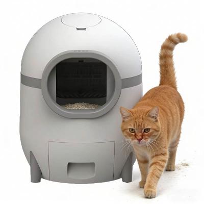 China Smart Automatic Cat Litter Box, Quiet, Large Capacity, BPA-Free, Factory Direct Bulk Orders for sale