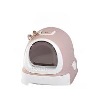 China OEM Enclosed Cat Litter Box with Drawer, Odor Control & Anti-Tracking Design | Durable Pet Toilet for sale