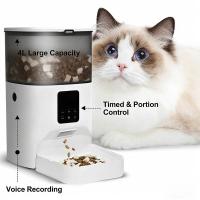China Smart Automatic Cat Feeder Anti-Jam BPA-Free Low Food Alert Bulk Wholesale Pet Feeder For EU US Market for sale