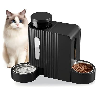 China WiFi Automatic Cat Feeder Smart Timed Feeder Portion Control Anti-Stuck Dual Power Supply Pet Dispenser for sale