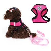 China Adjustable Breathable Pet Harness Leash Set – Factory Direct Dog Walking Vest for B2B Distributors for sale