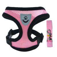 China Adjustable Breathable Pet Harness Leash Set – Factory Direct Dog Walking Vest for B2B Distributors for sale