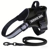China Wholesale No Pull Dog Harness Heavy Duty Service Pet Harness Bulk Custom For Large Working Dog for sale