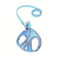 China Custom Logo Dog Harness Set, Adjustable Reflective Pet Vest Wholesale Bulk Goods for Small Medium Dogs for sale