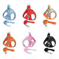 China Custom Logo Dog Harness Set, Adjustable Reflective Pet Vest Wholesale Bulk Goods for Small Medium Dogs for sale