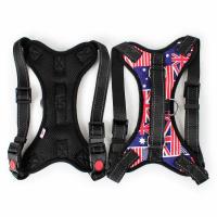 China Custom Private Label Dog Harness Wholesale Sturdy Handle Training Walking Pet Harness Bulk Shipment for sale