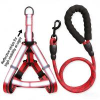 China Bulk Reflective Dog Harness, Durable Pet Harness Custom Logo Wholesale For Outdoor Pet Supply Vendors for sale