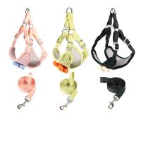 China Pet Harness Wholesale Adjustable Breathable Dog Harness Custom Logo For Small Medium Dog Bulk Supply for sale