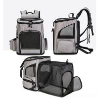 China Pet Backpack Carrier Wholesale, Water Resistant Hiking Pet Backpack With Side Pockets, Bulk Supply for sale