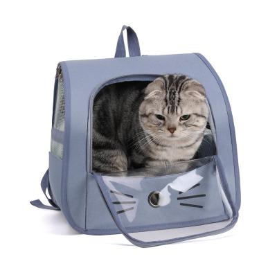China Bulk Cat Backpack Carrier, Clear Window Breathable Pet Travel ODM Backpack For B2B Pet Supply Buyers for sale