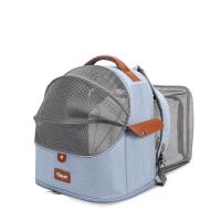 China Pet Backpack Carrier Wholesale Factory Supply, Cute Cat Face Ventilated Travel Bag Custom Logo Carrier for sale