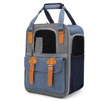 China Large Opening Pet Carrier Backpack – Breathable, Durable Denim for Cats & Small Dogs (OEM/ODM) for sale