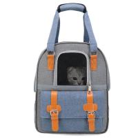China Large Opening Pet Carrier Backpack – Breathable, Durable Denim for Cats & Small Dogs (OEM/ODM) for sale