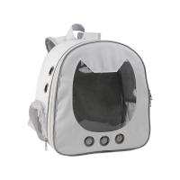 China Cat Backpack Carrier Wholesale, Ventilated PU Pet Travel Backpack OEM ODM Custom Logo for sale