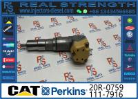 China Caterpillar original 174-7526 20R-0758 174-7527 174-7528 20R-0759 179-9380 diesel Fuel Injector Engine Parts for 3412 original new injector for sale