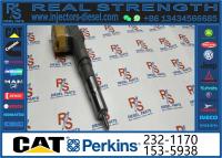 China Caterpillar original 3412 Engine Diesel Common Rail Fuel Injector 232-1170 232-1171 10R-1267 232-1172 original new injector for sale