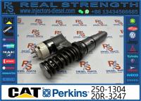 China Caterpillar original 250-1304 2501304 Fuel Injector for 3508B 3512 3516 3516B Diesel Engine Construction Machinery Aftermarket Spare Parts original new injector for sale