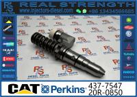 China Caterpillar original High Quality Fuel Injector 437-7547 4377547 Diesel Engine Fuel Injector 20R-2296 20R2296 for CAT 3508B 3512B 793C 793D 3516C original new injector for sale