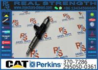 China Caterpillar original 370-7286 295050-0411 295050-0410 Common Rail Fuel Injector for C4.4 Engine 316EL 318EL Excavator Aftermarket Parts original new injector for sale