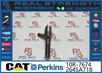 China Caterpillar original 320-0655 10R-7674 Hot Sell Good Price Excavator diesel Fuel Injector 3200655 10R7674 2645A751 for Caterpillar C6.6 Engine E320D original new injector for sale