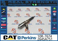 China Caterpillar original 320-0655 10R-7674 Hot Sell Good Price Excavator diesel Fuel Injector 3200655 10R7674 2645A751 for Caterpillar C6.6 Engine E320D original new injector for sale