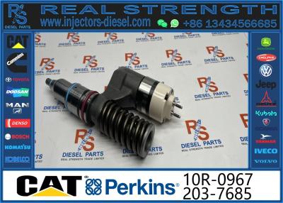 China Caterpillar original C-10 C-12 Engine Fuel Injector 203-7685 2037685 10R-0967 10R0967 for EXCAVATOR 345B II 365B L 345B II MH 365B II 365B original new injector for sale