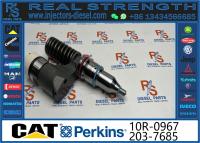 China Caterpillar original C-10 C-12 Engine Fuel Injector 203-7685 2037685 10R-0967 10R0967 for EXCAVATOR 345B II 365B L 345B II MH 365B II 365B original new injector for sale