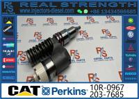 China Caterpillar original C-10 C-12 Engine Fuel Injector 203-7685 2037685 10R-0967 10R0967 for EXCAVATOR 345B II 365B L 345B II MH 365B II 365B original new injector for sale