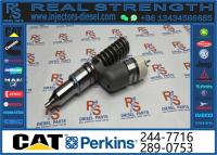China Caterpillar original Fuel Injector 244-7716 249-0709 10R-1273 10R-9236 253-0614 10R-3263 10R-3264 Fits for C15 Engine Excavator Truck Parts engine spare Auto vehicle parts original new injector for sale