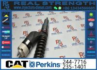 China Caterpillar original Fuel Injector 244-7716 249-0709 10R-1273 10R-9236 253-0614 10R-3263 10R-3264 Fits for C15 Engine Excavator Truck Parts engine spare Auto vehicle parts original new injector for sale