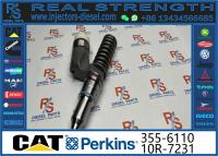 China Caterpillar original New 355-6110 3556110 20R-8047 20R8047 Common Rail Fuel Injector for C15 Engine Excavator E365C E374D Diesel Parts original new injector for sale