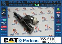 China Caterpillar original New 355-6110 3556110 20R-8047 20R8047 Common Rail Fuel Injector for C15 Engine Excavator E365C E374D Diesel Parts original new injector for sale