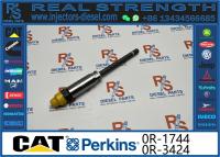 China Caterpillar original Fuel Injector OR-1743 4W7016 0R-1744 4W-7017 with Genuine Packing for 3406B 3406C 3408C 3408 3408B original new injector for sale