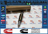 China Cummins original 1948565 Common Rail Fuel Injector High Pressure Diesel Engine Parts Assembly Spare Parts for Construction Machinery Replacement for OEM 1933613 2057401 original new injector for sale