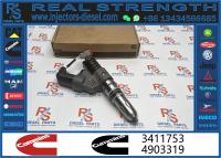 China Cummins original 3411753 Fuel Diesel Injector Pump Replacement for OEM Fits ISM11 QSM11 M11 L10 Engines R450LC-7 R500LC-7 Excavators Matches Part No 4026222 4903472 4061851 original new injector for sale