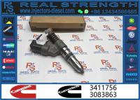 China Cummins original 3411756 Common Rail Fuel Rail Injector Assy Diesel Engine Spare Part Replacement for QSM11 ISM11 M11 Fits R275 R385LC-9 Related to 4026222 4903319 4061851 original new injector for sale