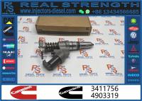 China Cummins original 3411756 Common Rail Fuel Rail Injector Assy Diesel Engine Spare Part Replacement for QSM11 ISM11 M11 Fits R275 R385LC-9 Related to 4026222 4903319 4061851 original new injector for sale