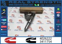 China Cummins original 4026222 Fuel Rail Injector Assy Replacement for OEM Fit for M11 ISM11 QSM11 QSMI1 Diesel Engines Compatible with R275 R385LC-9 Cross P/N 4903319 4061851 4903472 original new injector for sale