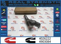 China Cummins original 4026222 Fuel Rail Injector Assy Replacement for OEM Fit for M11 ISM11 QSM11 QSMI1 Diesel Engines Compatible with R275 R385LC-9 Cross P/N 4903319 4061851 4903472 original new injector for sale
