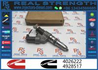 China Cummins original 4026222 Fuel Rail Injector Assy Replacement for OEM Fit for M11 ISM11 QSM11 QSMI1 Diesel Engines Compatible with R275 R385LC-9 Cross P/N 4903319 4061851 4903472 original new injector for sale