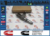 China Cummins original  Common Rail Fuel Injector 3080931F  N14 ISM11 QSM11 M11 Diesel Engines Fits Truck Excavator Sprayer Cross Reference 3411767 3087733 3411759 4307516 original new injector for sale