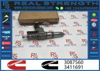 China Cummins original Replacement for OEM 3087560 Diesel Engine Fuel Injector Assembly for N14 ISM11 QSM11 M11 Engines Excavator Attachment Cross Ref PNs 3411381 3411764 4307776 original new injector for sale
