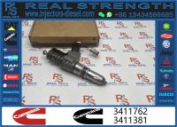 China Cummins original 3411762  Diesel Fuel Injection Electronic Unit Injector EUI Assembly for N14 Engine Excavator  3411759 3411845 4026222  Spare Parts original new injector for sale